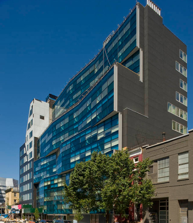 Vibrant facade for West Chelsea