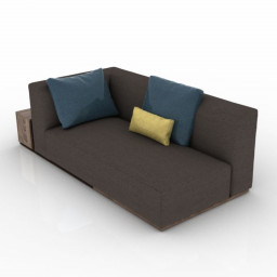 3D Model Sofa | Category: "Corner Sofa Module" - Sofa Set