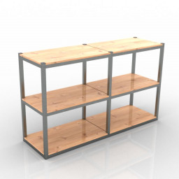 3D Model Shelving | Category: "Storage" - Shelving Set