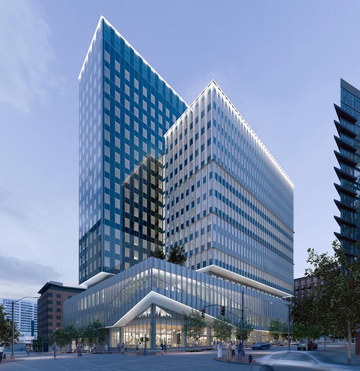 New academic building, Georgia Institute of Technology, Atlanta, USA